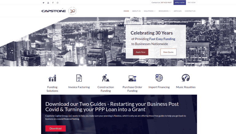 Capstone Announces Website Upgrades to Improve the Customer Experience ...